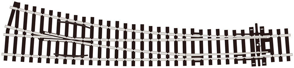 Peco Code 100 Streamline Electrofrog SL-E86 Curved double radius R/H ...