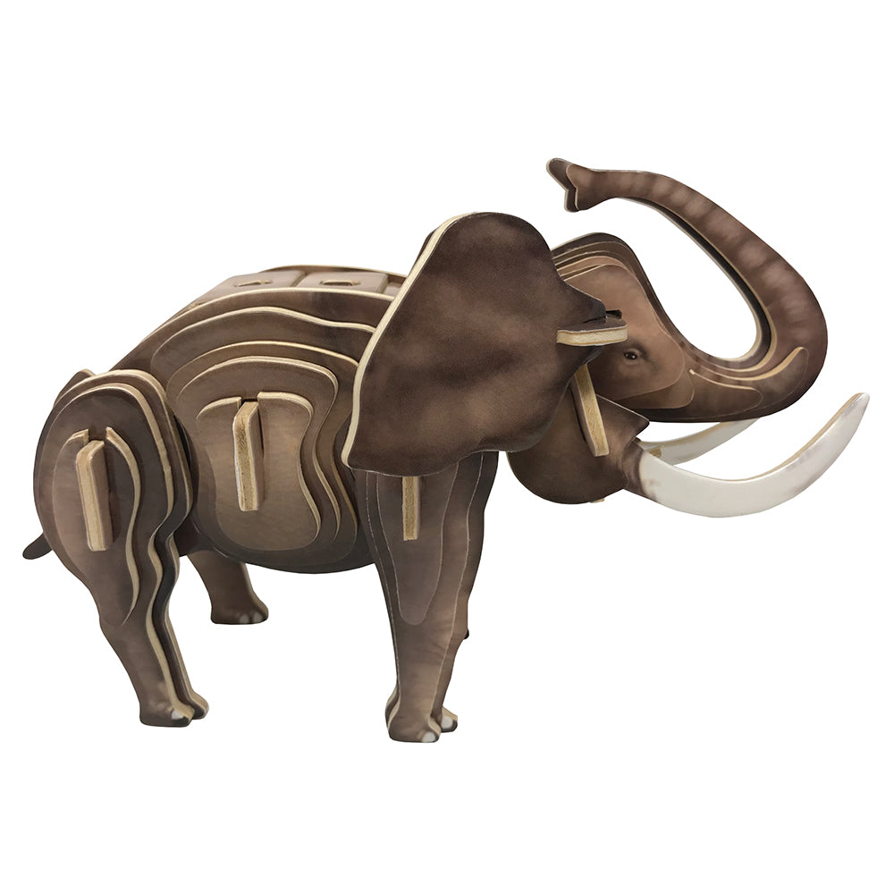 Elephant 3D Wooden Puzzle – Malcs Models