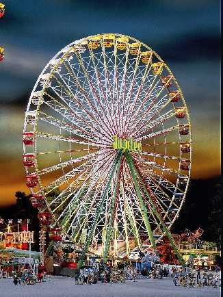 Faller Fairground Jupiter Ferris Wheel Kit With Motor IV – Malcs Models